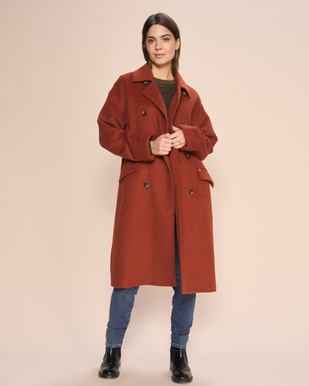 VENICE WOOL COAT - MOS MOSH - køb online og få hurtig levering